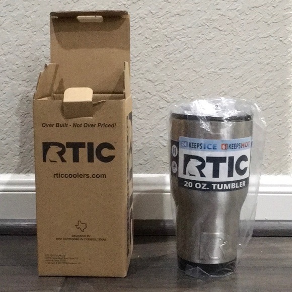 RTIC | Dining | New Rtic 2 Oz Tumbler With Lid Stainless | Poshmark